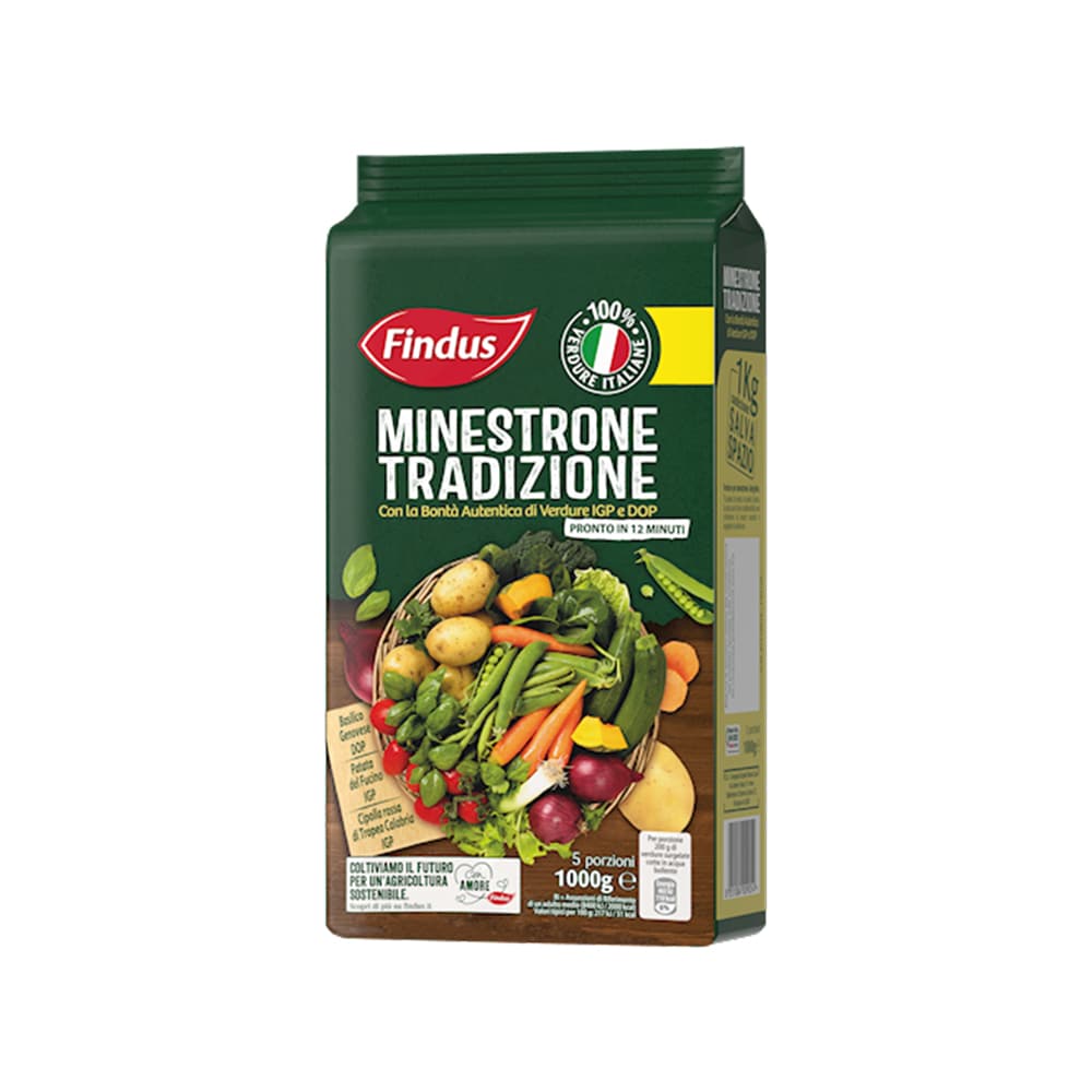Minestrone Tradicionale Findus 1kg – Spar